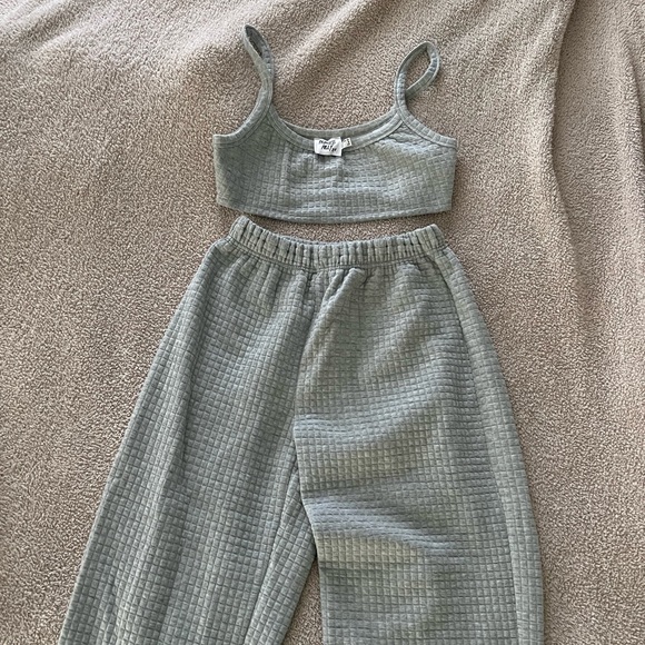 Princess Polly | Pants & Jumpsuits | Princess Polly Waffle Set | Poshmark